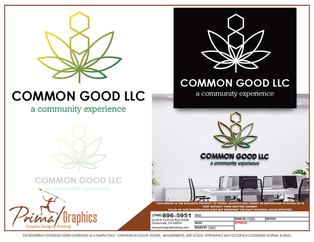 Common Good LLC Logo - Primal Graphics