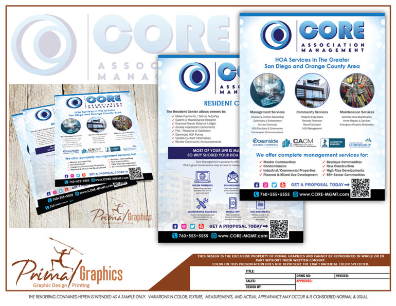 CORE Property Management Flyers - Primal Graphics